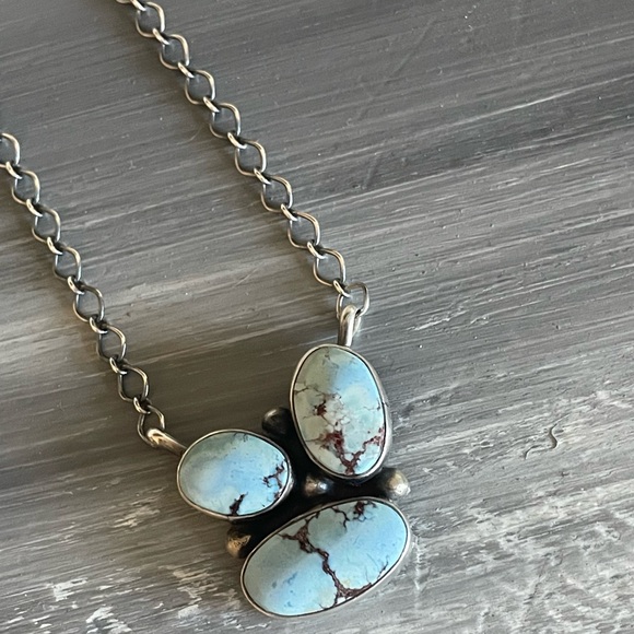 Jewelry | Golden Hills Turquoise Necklace 3 Stone | Poshmark
